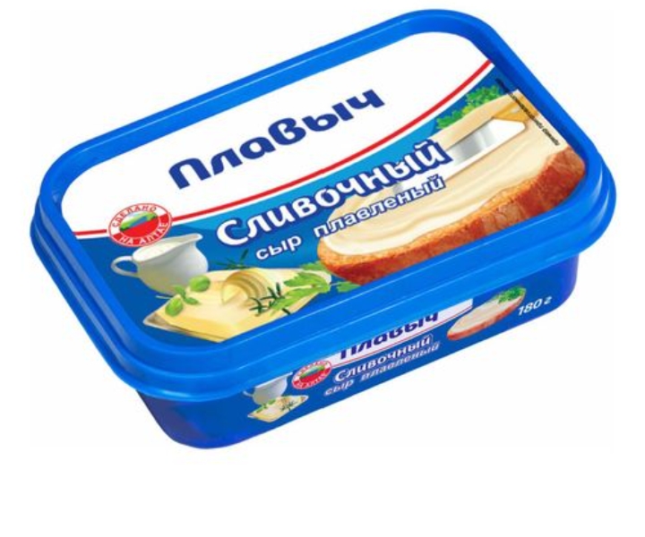 Сыр плавленый Сливочный Плавыч 180 гр. גבינה מותכת בטעם שמנת ⋆ Русфуд ...