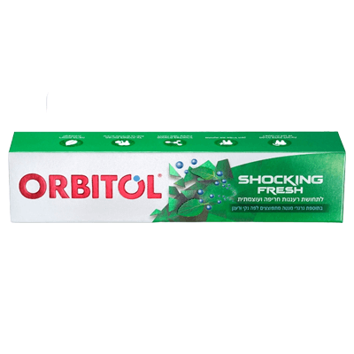 Зубная паста Orbitol shocking fresh 145 гр. משחת שיניים אורביטול ⋆ ...