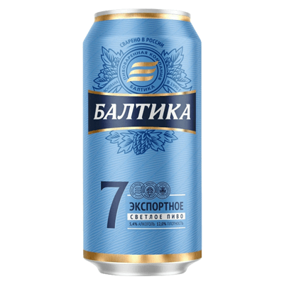 Пиво Балтика 7 1 л. 5.4% בירה בהירה ⋆ Русфуд - продукты с доставкой