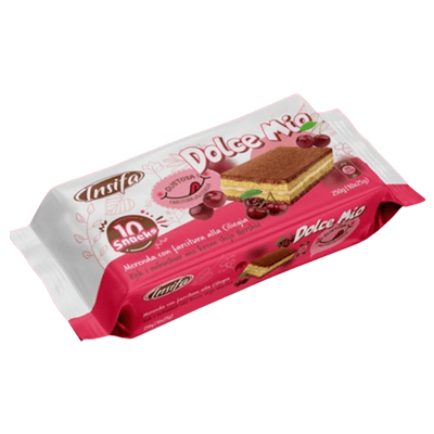 Бисквит порционный с вишней Dolce Mio Insifa 250 гр. עוגות ספוג במילוי ...