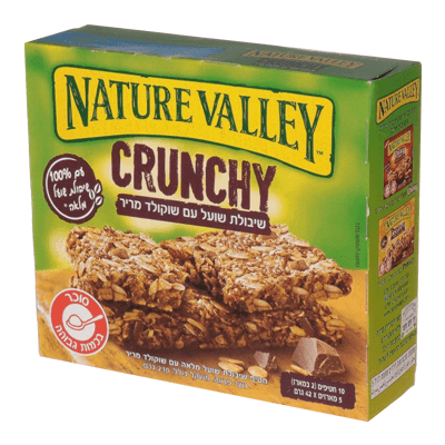 Овсяные батончики с темным шоколадом CRNCHY Nature Valley 5x2(42 г) 210 ...