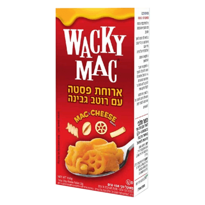 Макароны с сыром ассорти Wacky Mac 156 гр. ארוחת פסטה עם רוטב גבינה ⋆ ...