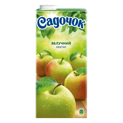 Сок Садочек Яблоко 2 L. מיץ תפוח ⋆ Русские продукты в Израиле